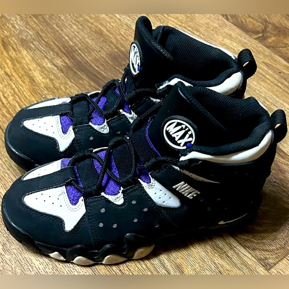 Nike | Shoes | 3y Nike Air Max High Top Purple Black White | Poshmark